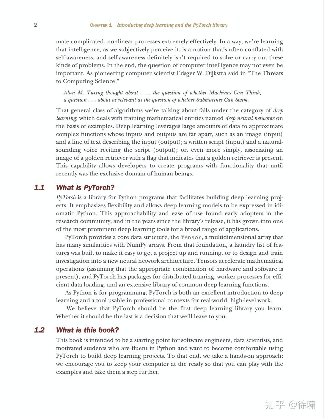Pytorch 官方新书《deep Learning With Pytorch》基本摘录免费发布 知乎
