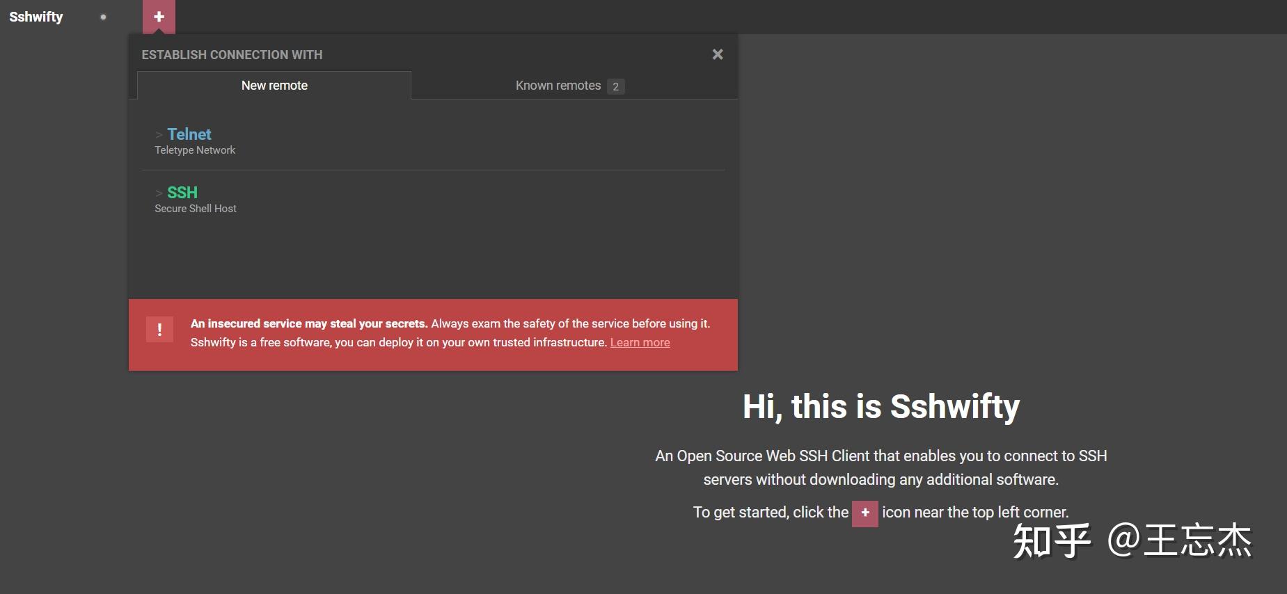 1Panel docker容器版-1分钟部署 WEB在线网页版Telnet SSH工具sshwifty - 知乎