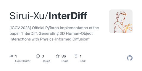 [ICCV 2023] InterDiff: 利用物理信息的扩散模型生成三维人-物交互 - 知乎