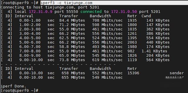 iperf3网络打流测试 - 知乎