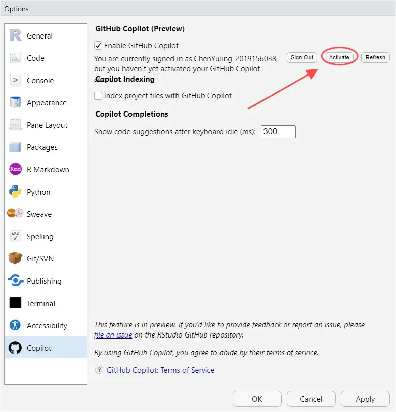 师兄介绍给我的神器——Copilot：为Rstudio提供GPT编程风格的AI助手 - 知乎