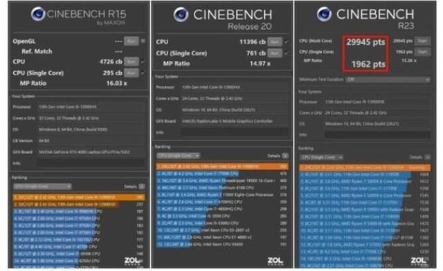 价格小尾巴性能有多大提升？移动版i9-13900HX/i9-13900H大比拼 - 知乎