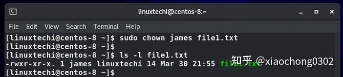 如何使用 chown 命令更改文件的用户和用户组? - 知乎