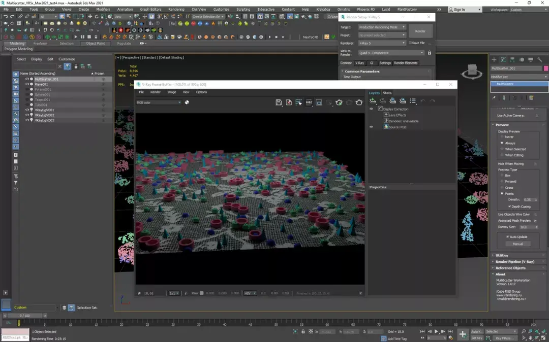 【插件】3ds Max大型场景渲染插件MultiScatter - 知乎