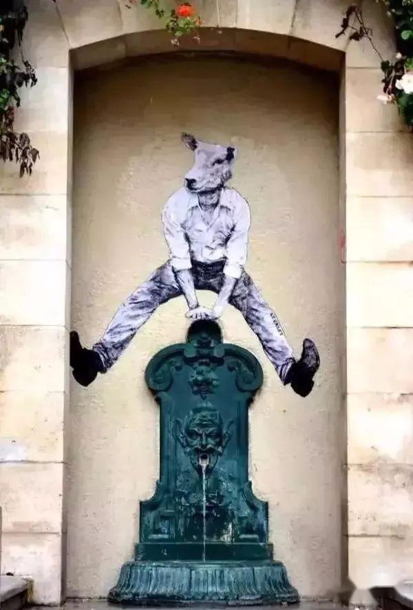 法国街头艺术家创意十足的墙绘涂鸦作品~ - 知乎