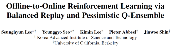 论文分享：Offline-to-Online Reinforcement Learning via Balanced Replay and Pessimistic Q-Ensemble - 知乎