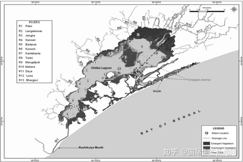 Chilika泻湖水体理化参数的时空变化 - 知乎