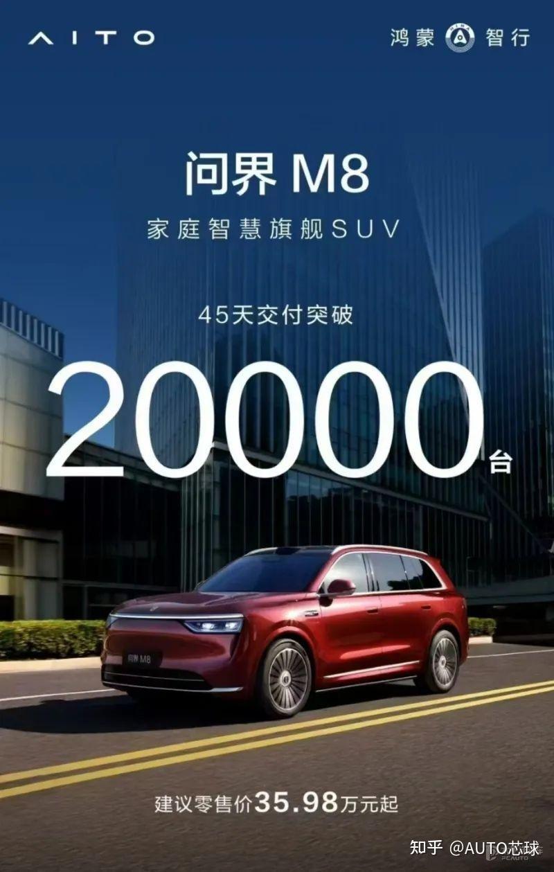 问界M8单周销量破5000，BBA大败局来了 - 知乎