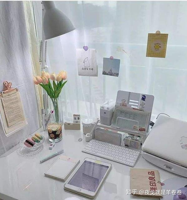 几招教你打理出ins网红风书桌：巧而妙 杂却洁 清新自然又舒心 - 知乎
