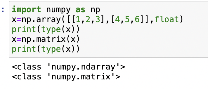 利用python的numpy库实现矩阵乘法运算 - 知乎