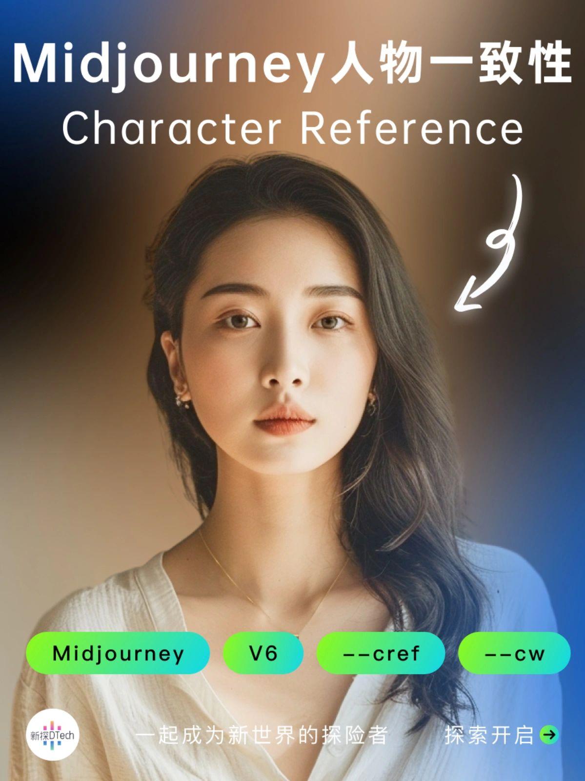 穿越时空拍照！Midjourney Cref 人物一致使用手册！ - 知乎