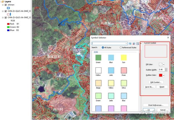 arcgis出图设置流程 - 知乎