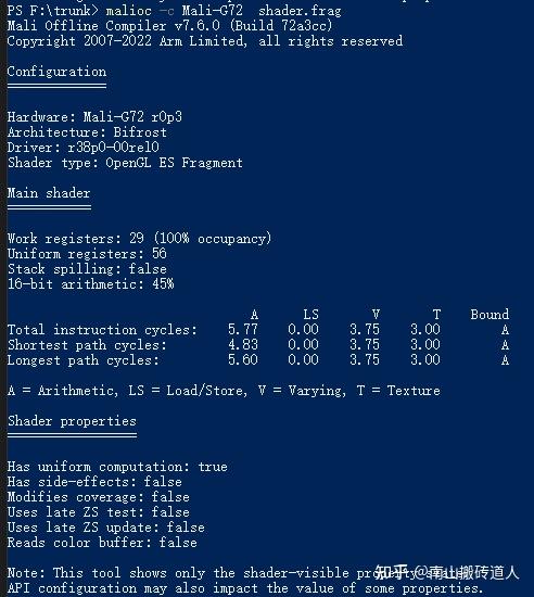 如何分析shader性能 malioc - 知乎