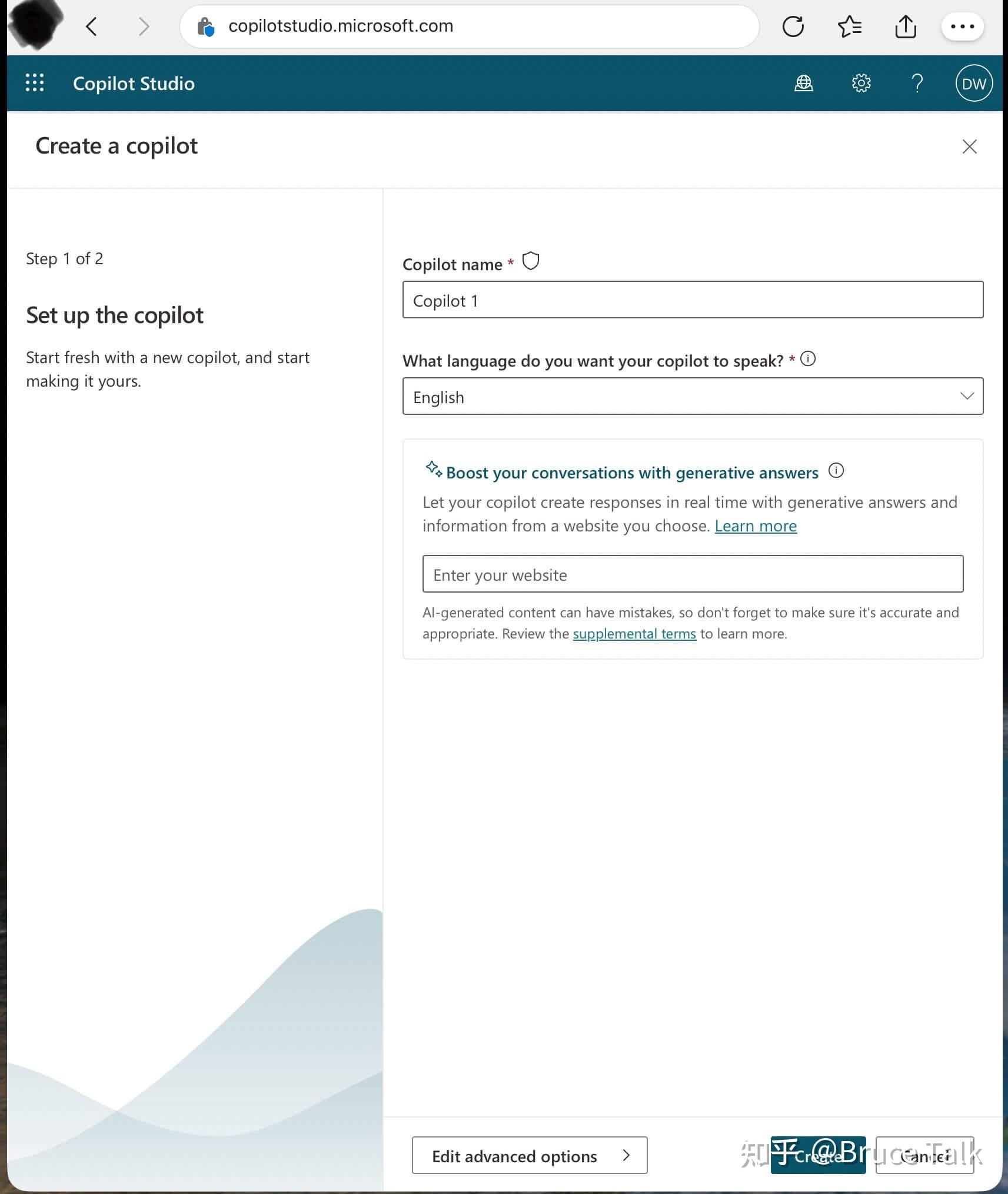 Copilot Studio使用初体验 - 知乎
