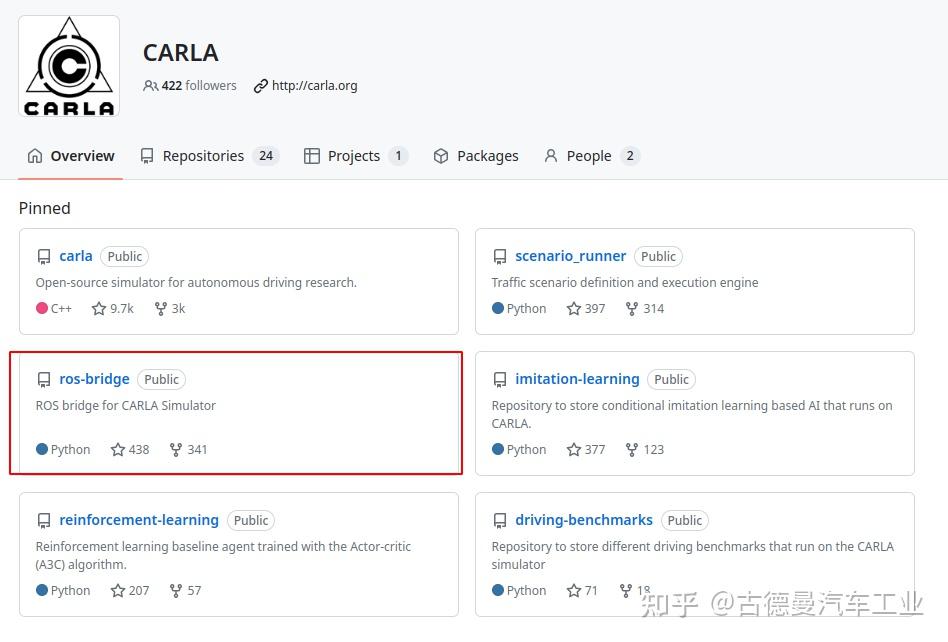 自动驾驶仿真——CarlaRosBridge的获取、编译、启动 - 知乎