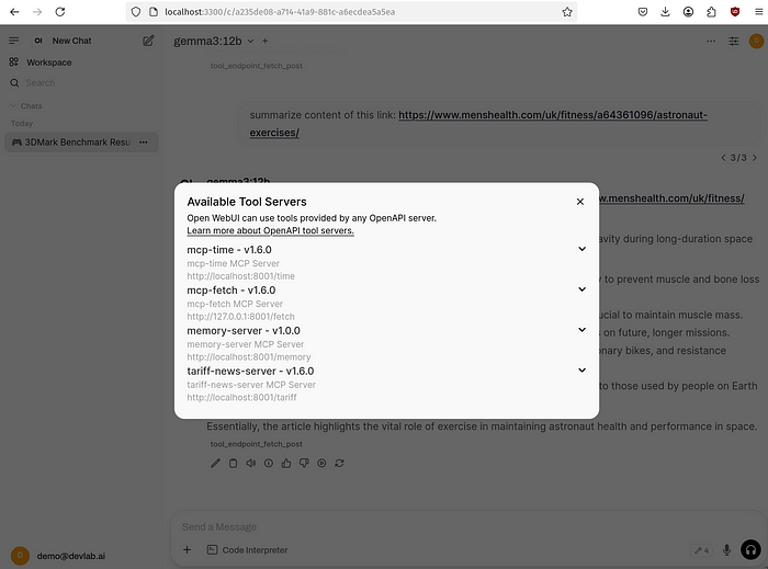 MCPO：使用 MCP 工具增强 Open-WebUI获取最新关税消息 - 知乎