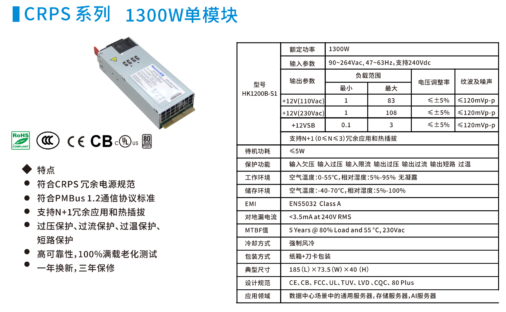 聚焦高可靠：航嘉推出多款CRPS电源，赋能企业级服务器与数据中心 - 知乎