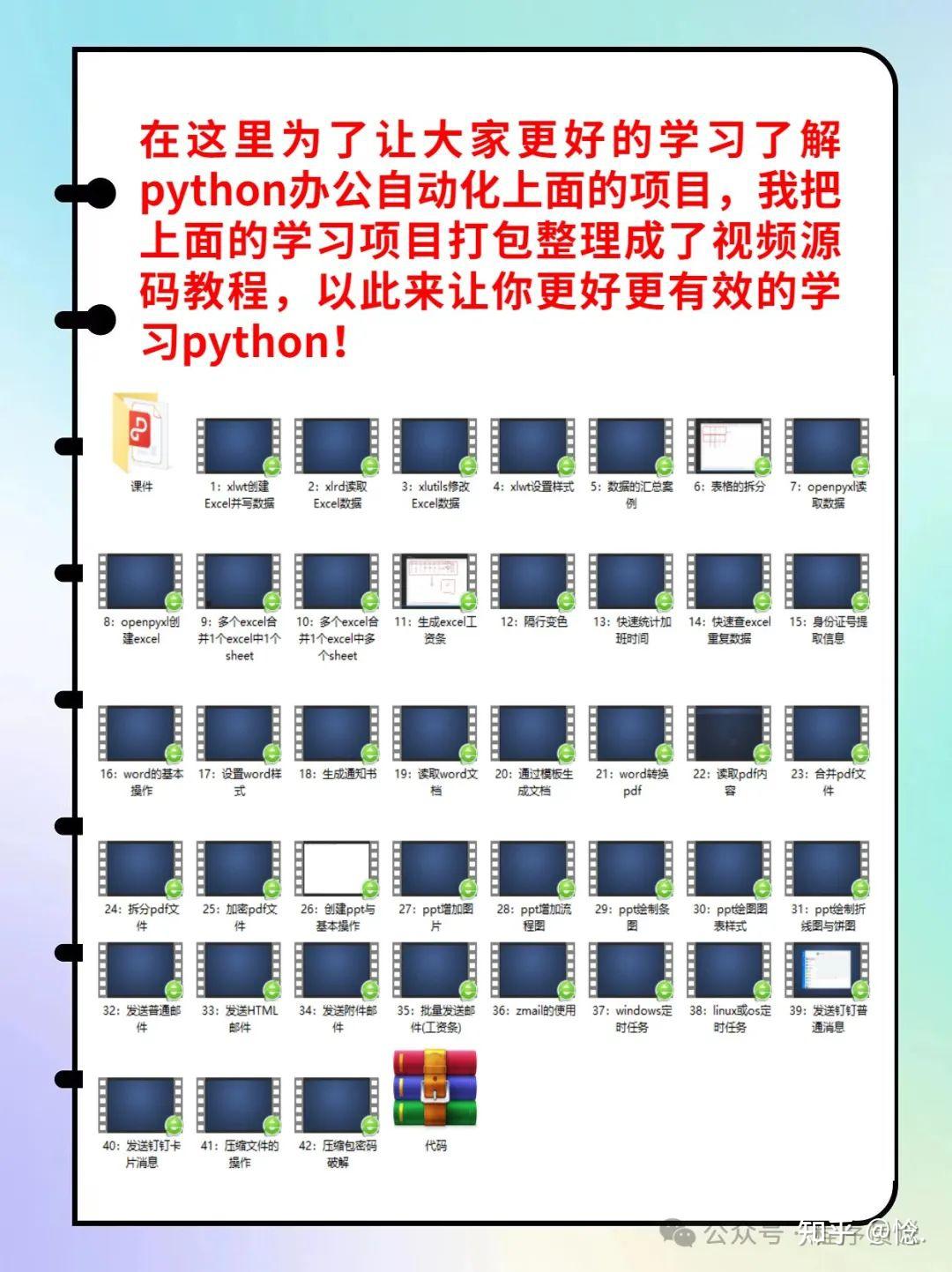 太哇塞了42个Python办公自动化真实案例，让你成功封神！（附源码） - 知乎