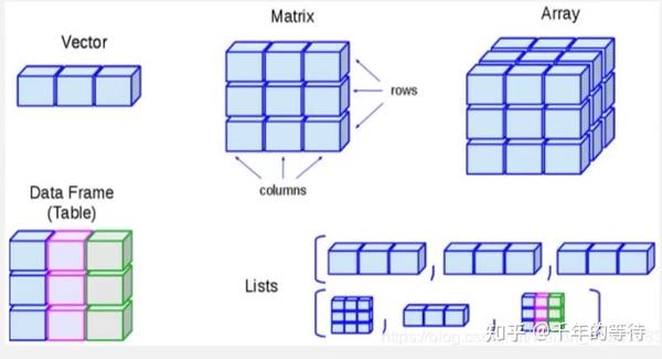R语言数据类型（自用） 知乎 