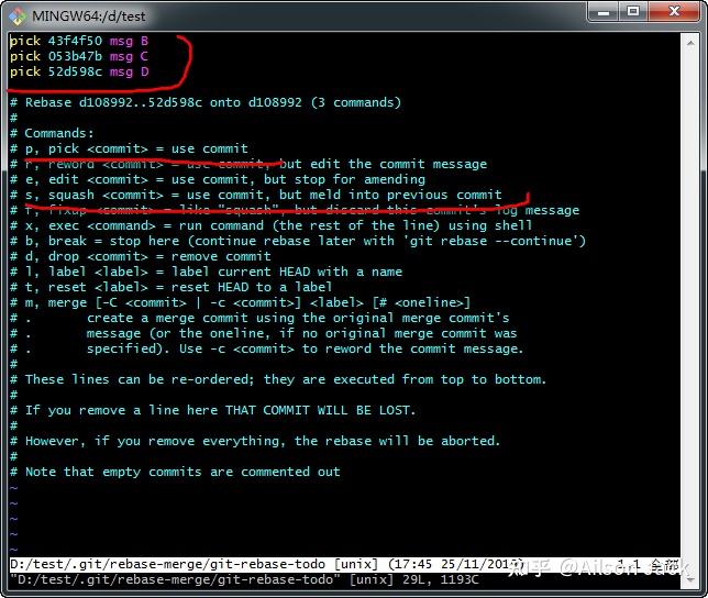 git多个commit合并成一个commit - 知乎