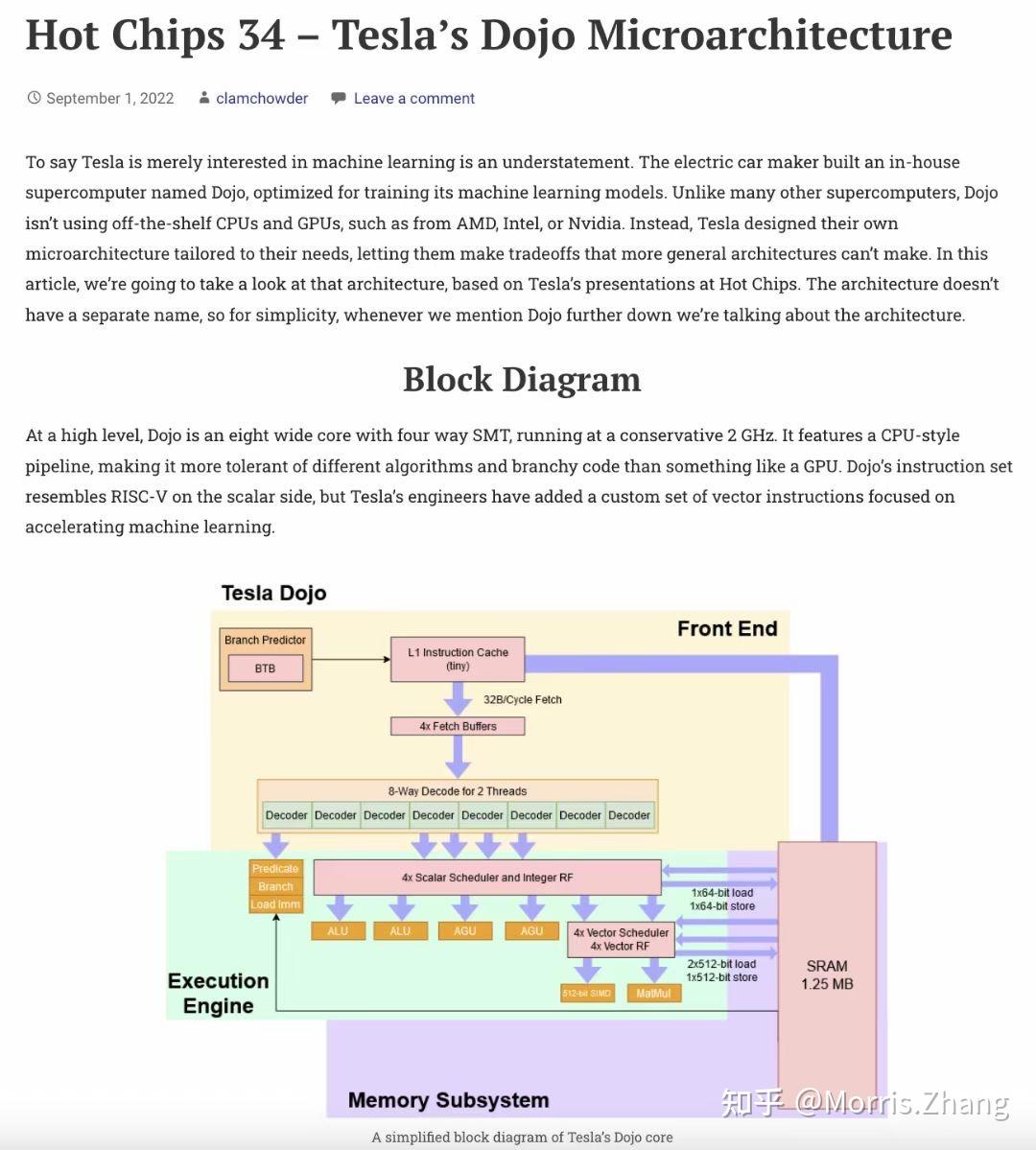 谈谈Tesla Dojo计算集群系统的分布式设计 & 反思SemiAnalysis的锐评 - 知乎