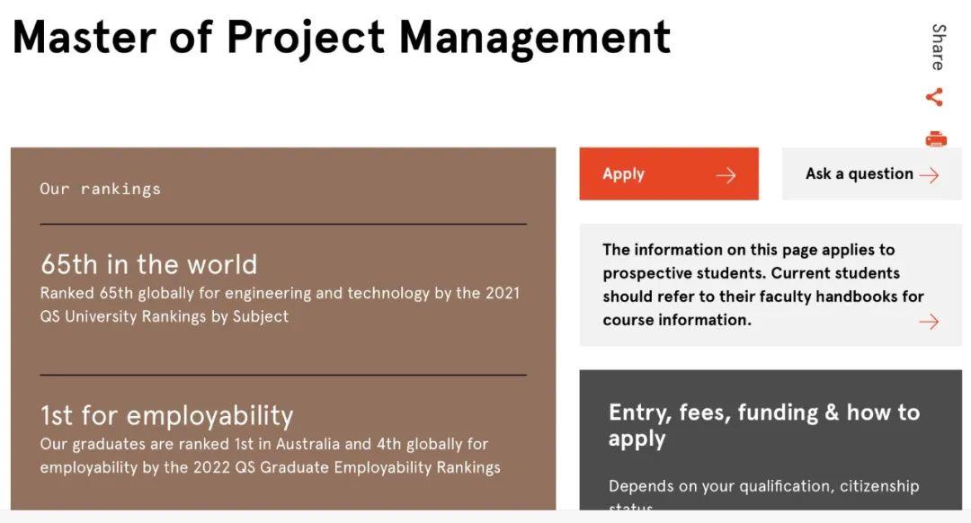 背景提升 | 科研项目 | 澳洲留学 | 悉尼大学项目管理硕士Master of Project Management - 知乎
