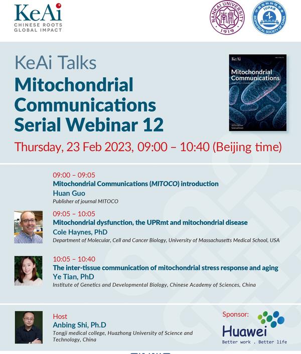 【直播】KeAi | Mitochondrial Communicattons Serial Webinar 12 - 知乎