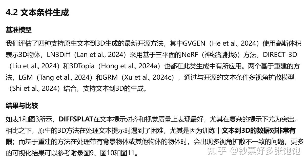 DiffSplat: Repurposing Image Diffusion Models for Scalable Gaussian Splat Generation论文学习笔记 - 知乎