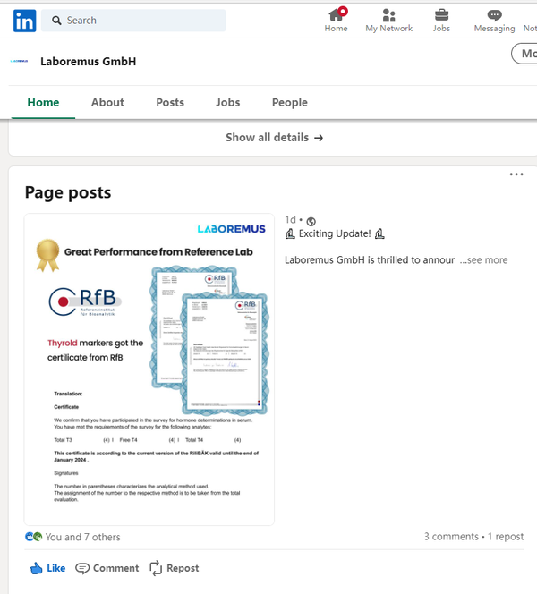 捷报！德国第三方实验室Laboremus检测项目荣获德国参比实验室RfB认证！ - 知乎