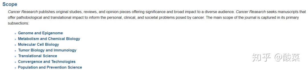 解刊 | 《Cancer Research》 - 知乎