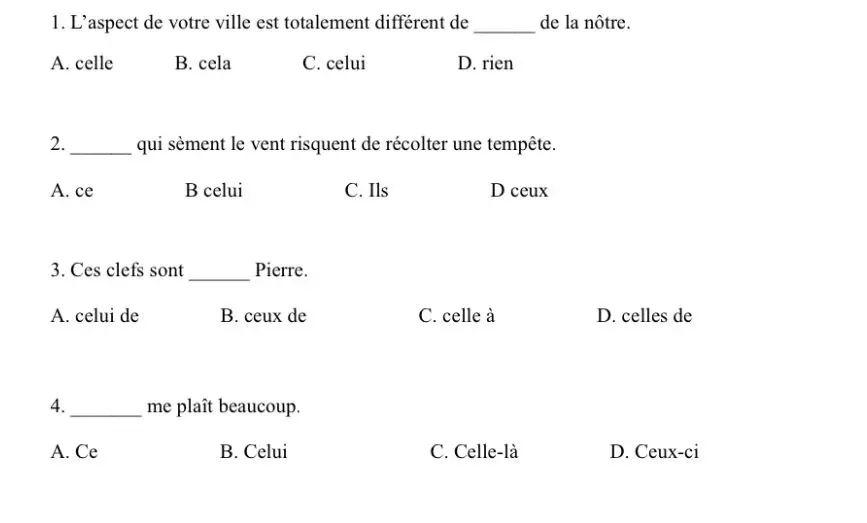 法语语法小课堂 | celui qui 和 ce qui、à quoi和ce à quoi的区别 - 知乎