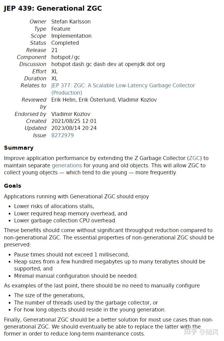 Java21重磅发布，新特性很炸裂！虚拟线程、分代ZGC正式来袭！！ - 知乎