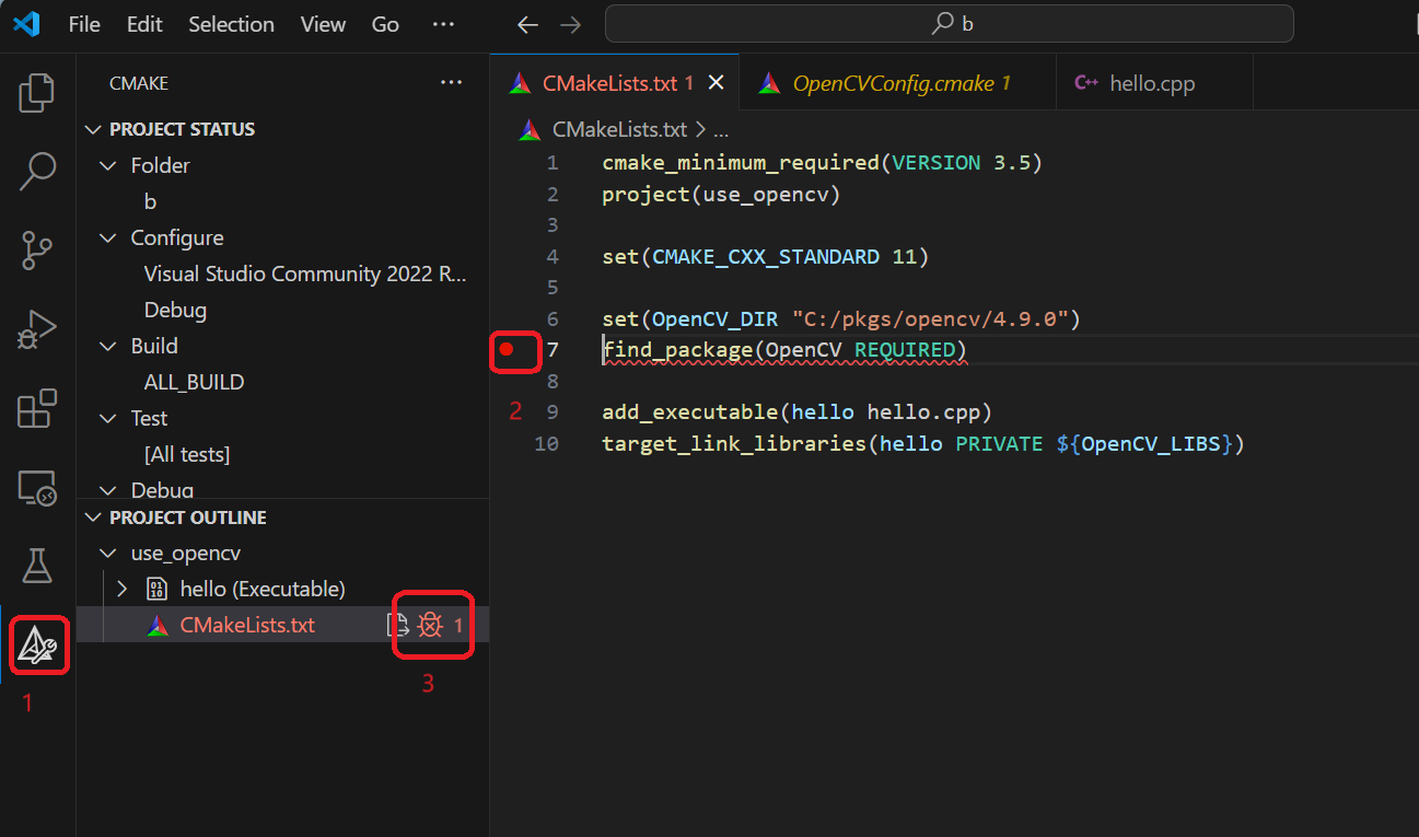 5分钟掌握cmake(21): 在 VSCode 中调试 CMakeLists.txt - 知乎