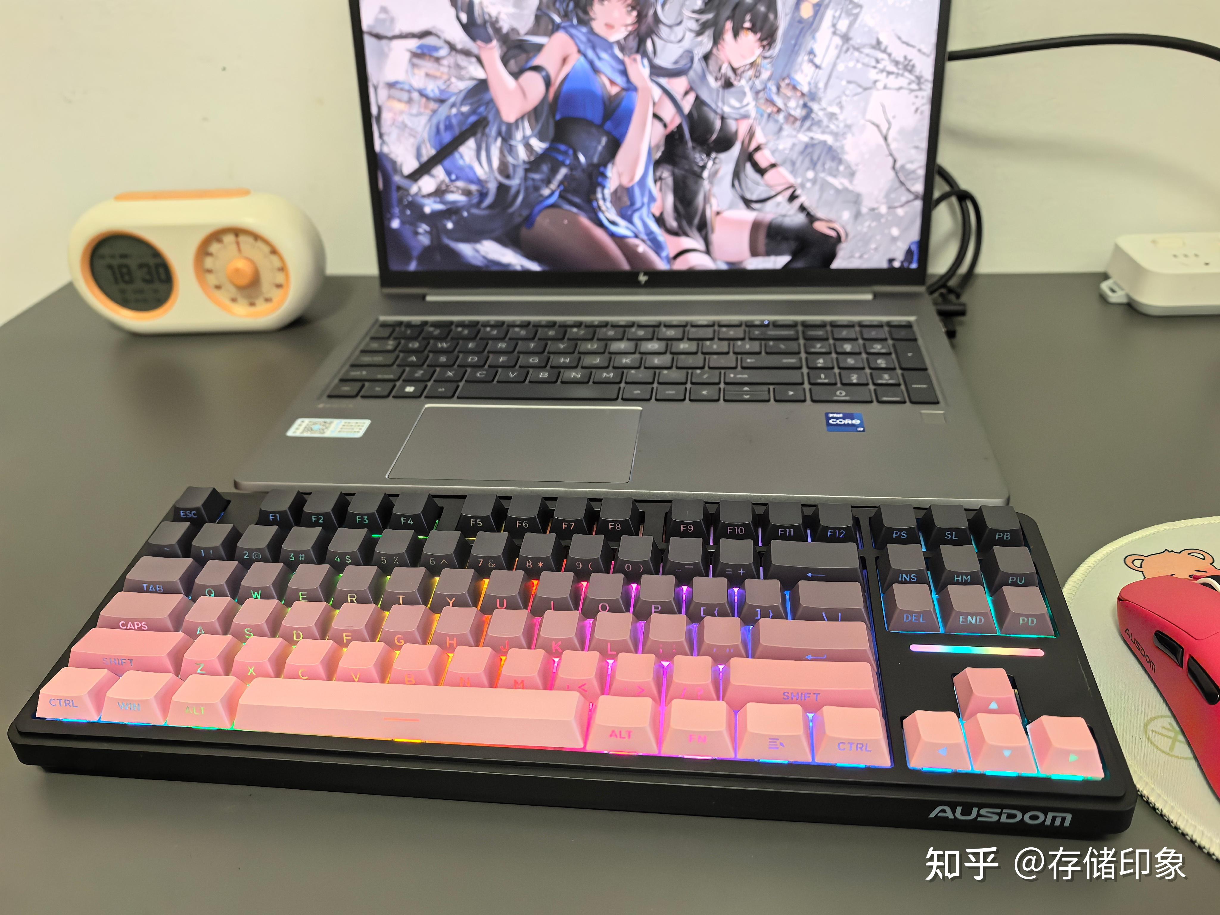 AUSDOM 阿斯盾 H87 机械键盘评测体验：大厂精品，200+ 价位段的高性价比专属利器 - 知乎