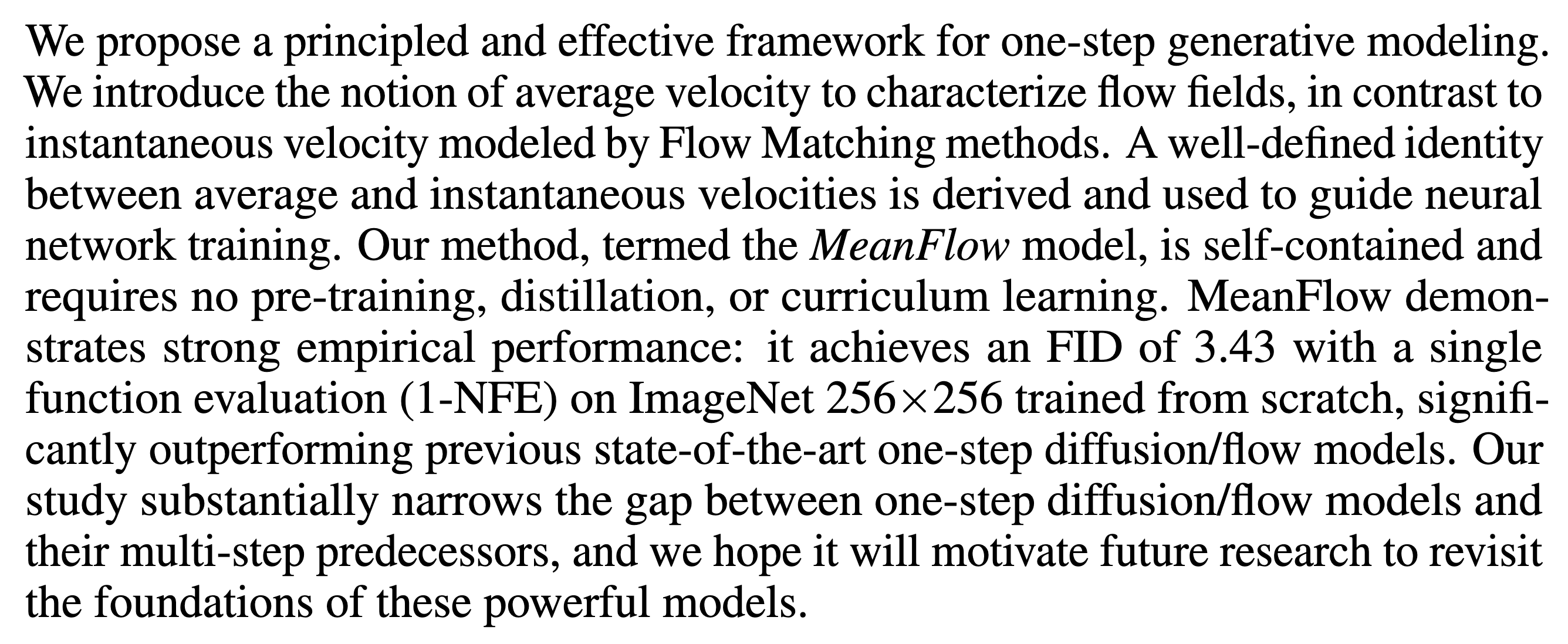 Mean Flows for One-step Generative Modeling - 知乎