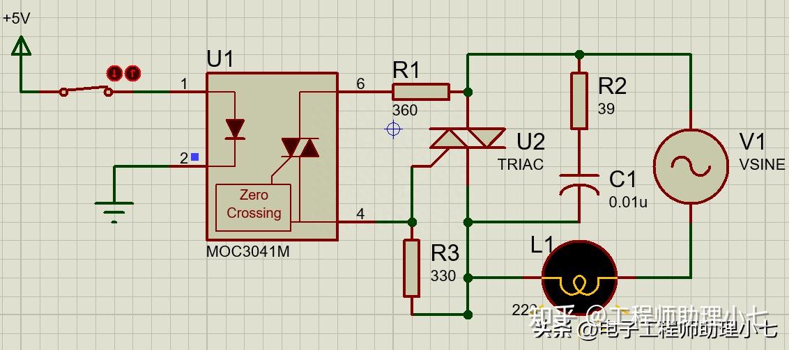 MOC3041芯片引脚图+MOC3041光耦工作原理，几分钟带你搞定MOC3041 - 知乎
