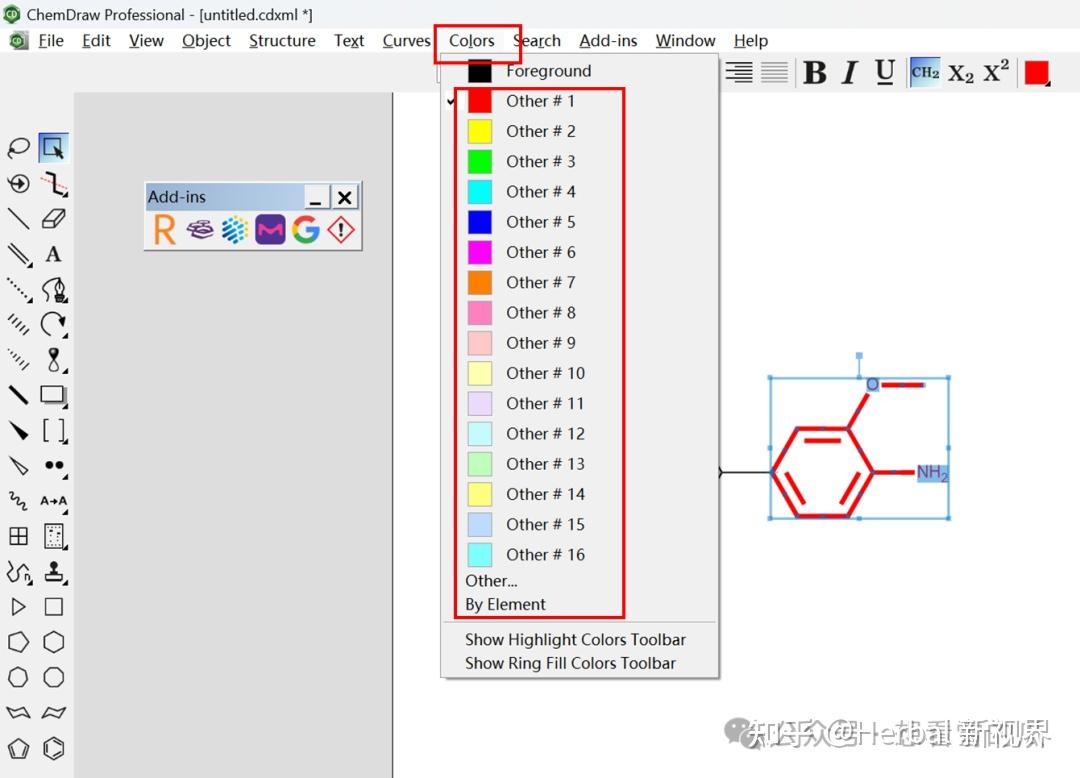 ChemDraw绘制高级美观的化学结构式 - 知乎