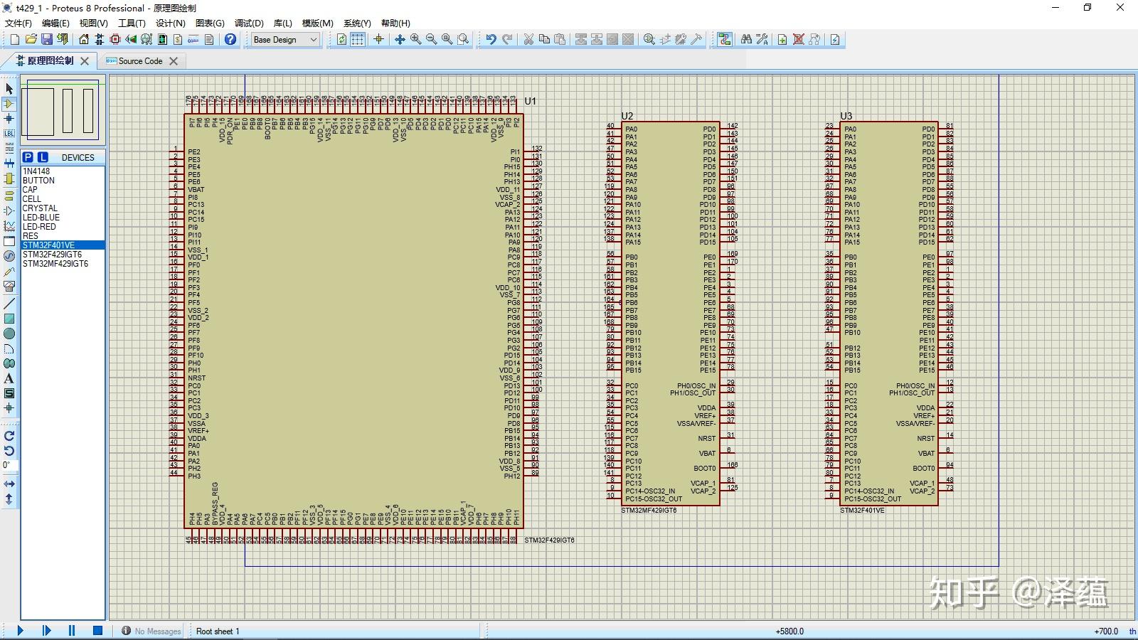 用Proteus8.9Controller仿真STM32F407ZGT6,F429IGT6 - 知乎