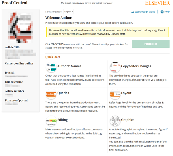 Elsevier爱思唯尔期刊录用后PROOF需要做什么（2022年） - 知乎