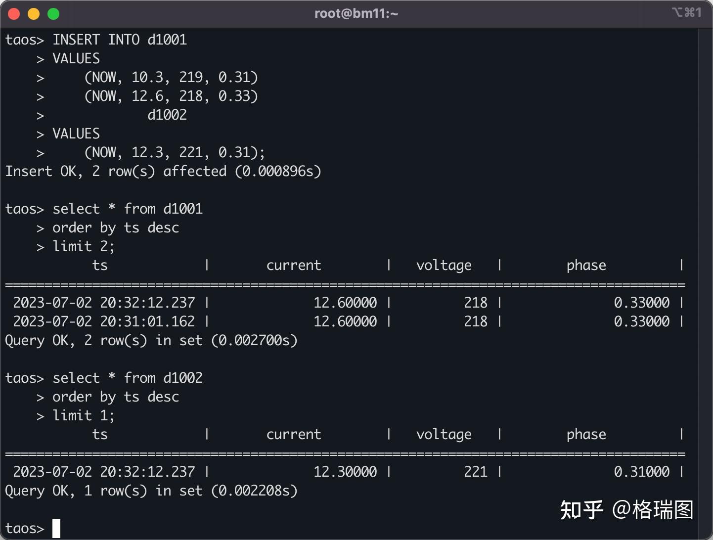 TDengine-0005-开发指南-写入数据-SQL - 知乎 TDengine-0005-开发指南-写入数据-SQL - 知乎