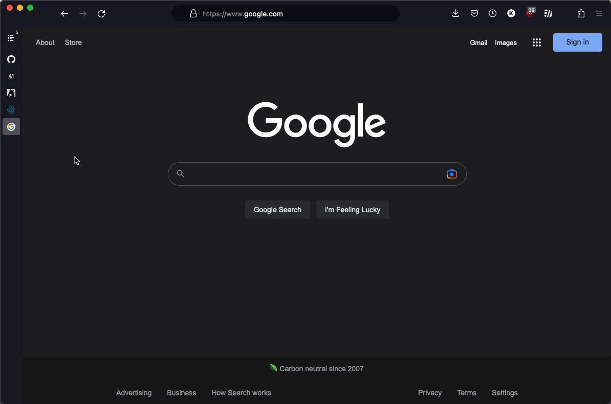 在 Firefox 实现 Edge 的自动伸缩垂直标签栏 - 知乎