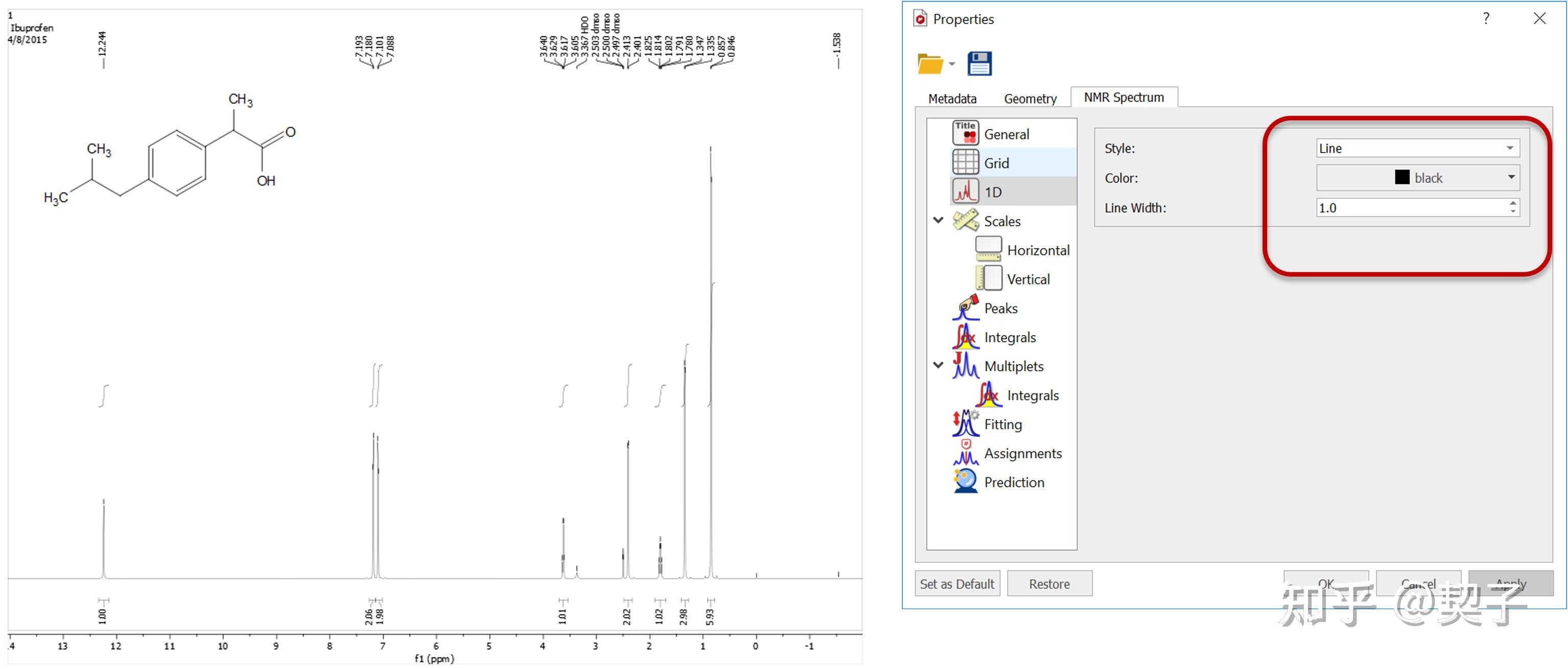 用Mestrenova/Mnova 进行一维NMR氢谱的处理、分析、报告 - 知乎