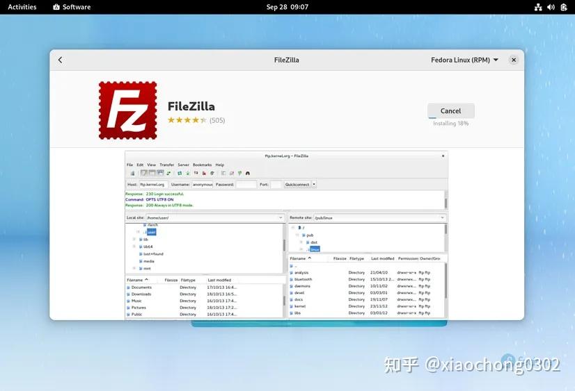 如何在 Fedora 36 Workstation 上安装 FileZilla ? - 知乎