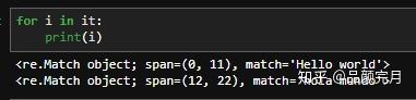 正则表达式-python：finditer的用法 - 知乎