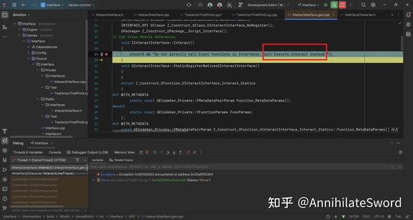 【UE5 C++】Interface - 知乎