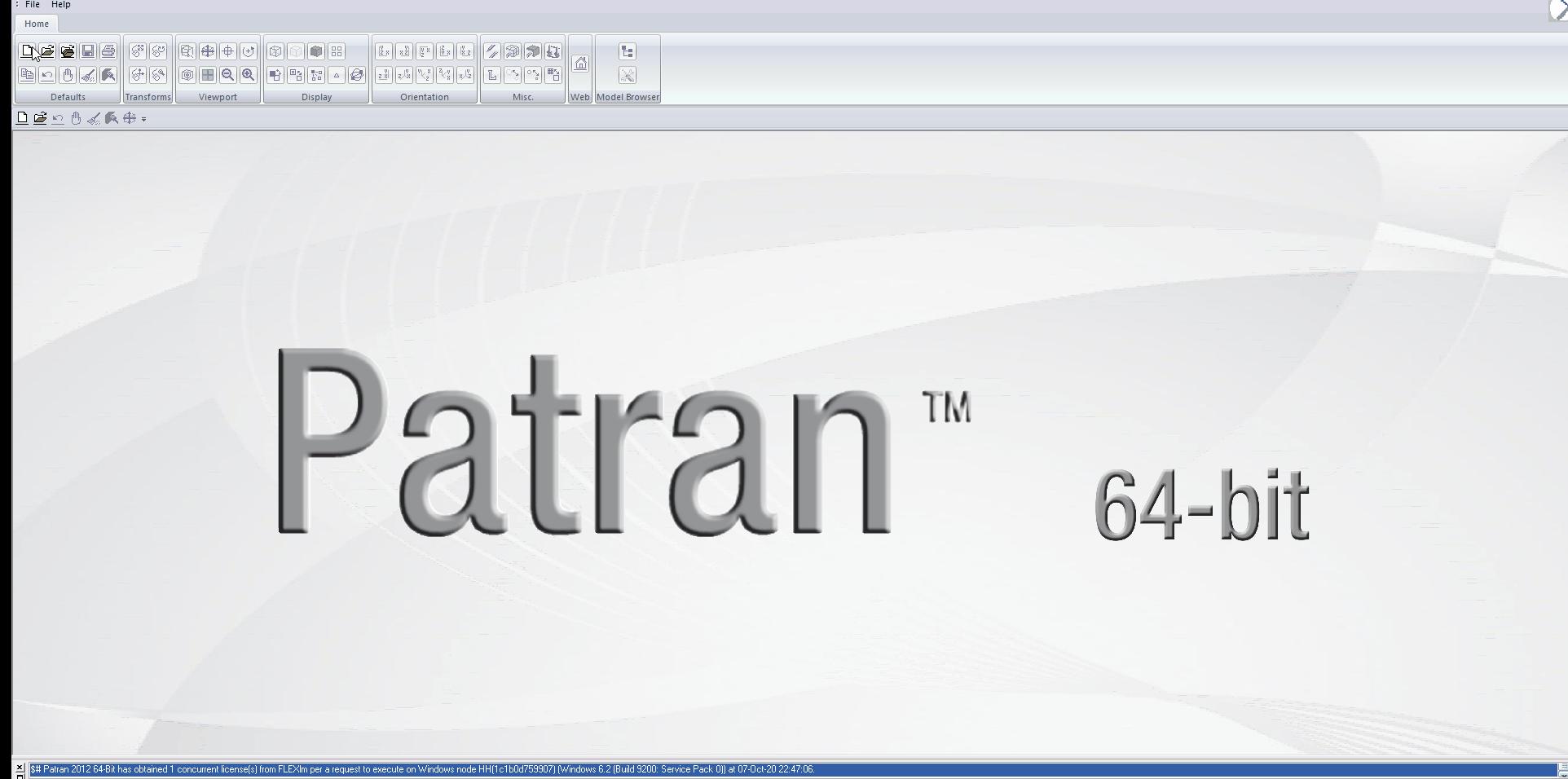 Patran建模初识化设置 - 知乎
