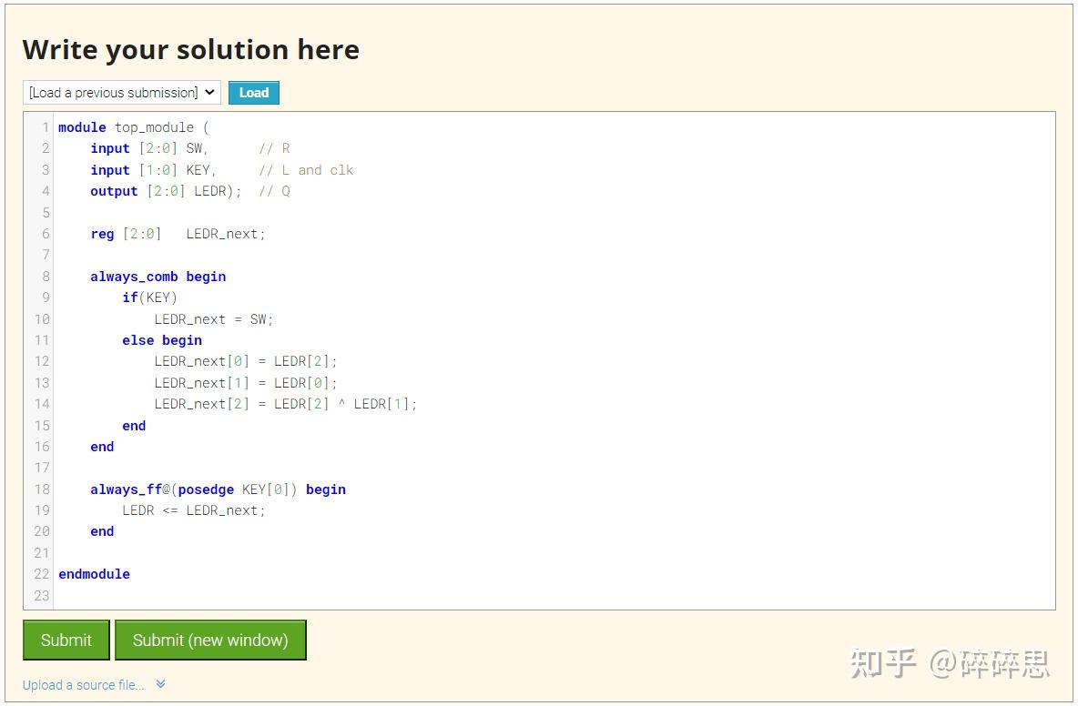 HDLBits: 在线学习 SystemVerilog（十七）-Problem 106-114（移位寄存器） - 知乎