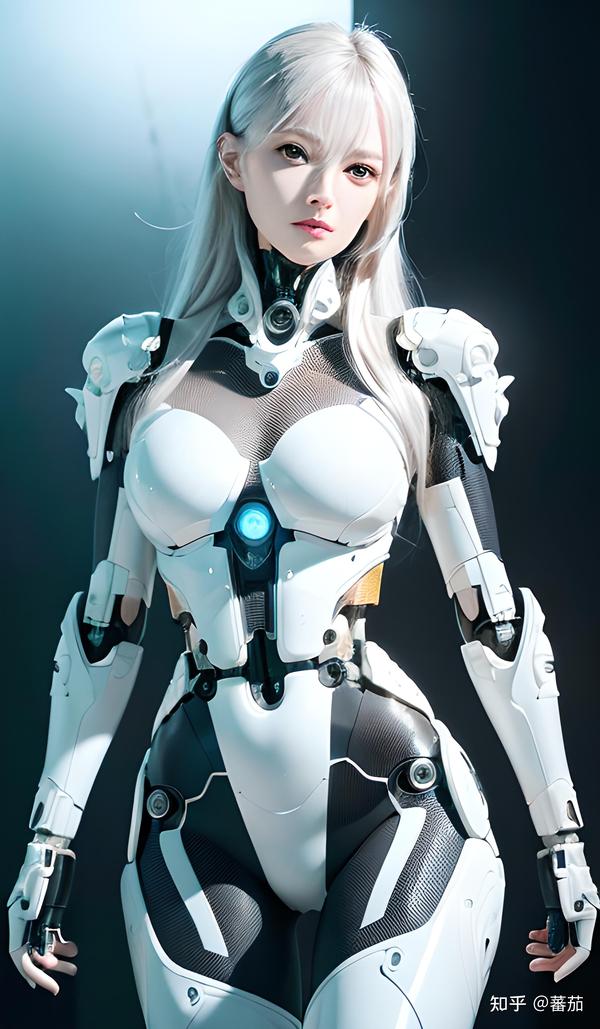 科技与艺术的完美结合:白发人形机械女带你领略机器人之美 知乎