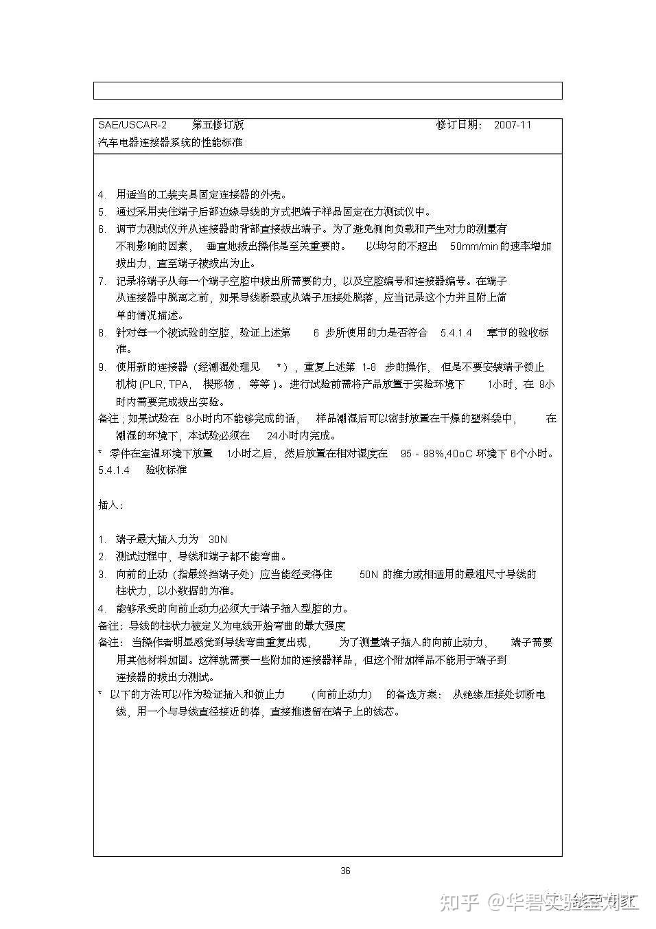 USCAR-2_中文第5版，汽车连接器测试 - 知乎