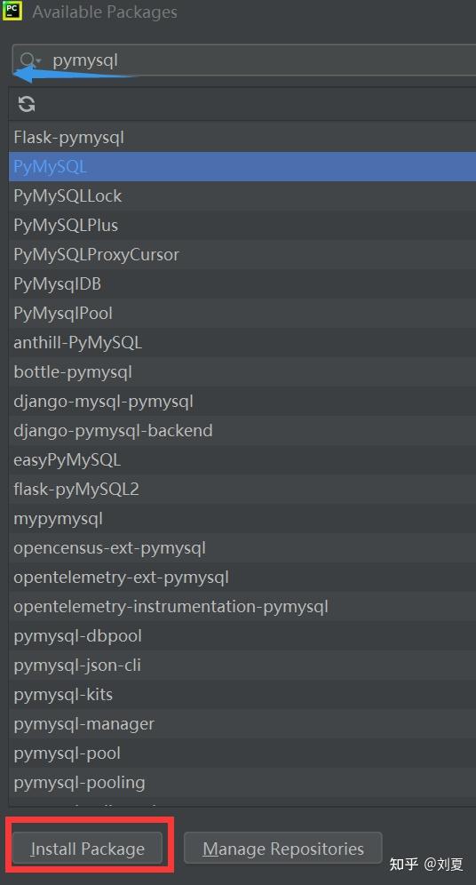 pymysql模块安装后，import pymysql找不到 - 知乎